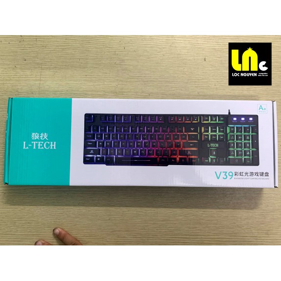 Bàn phím giả cơ Led RGB L-Tech V39 New | Shopee Việt Nam