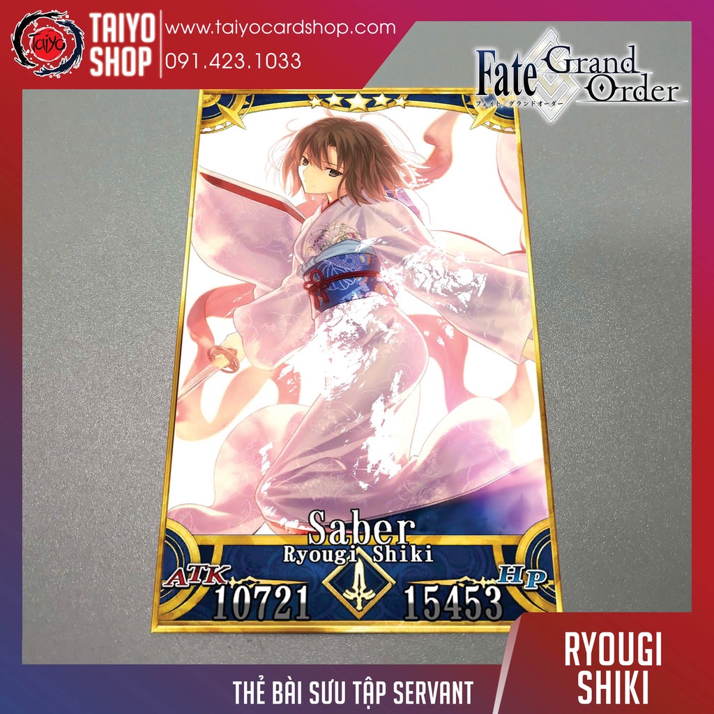 Thẻ bài custom card bánh xốp anime Fate/Grand Order FGO để sưu tầm tự ...