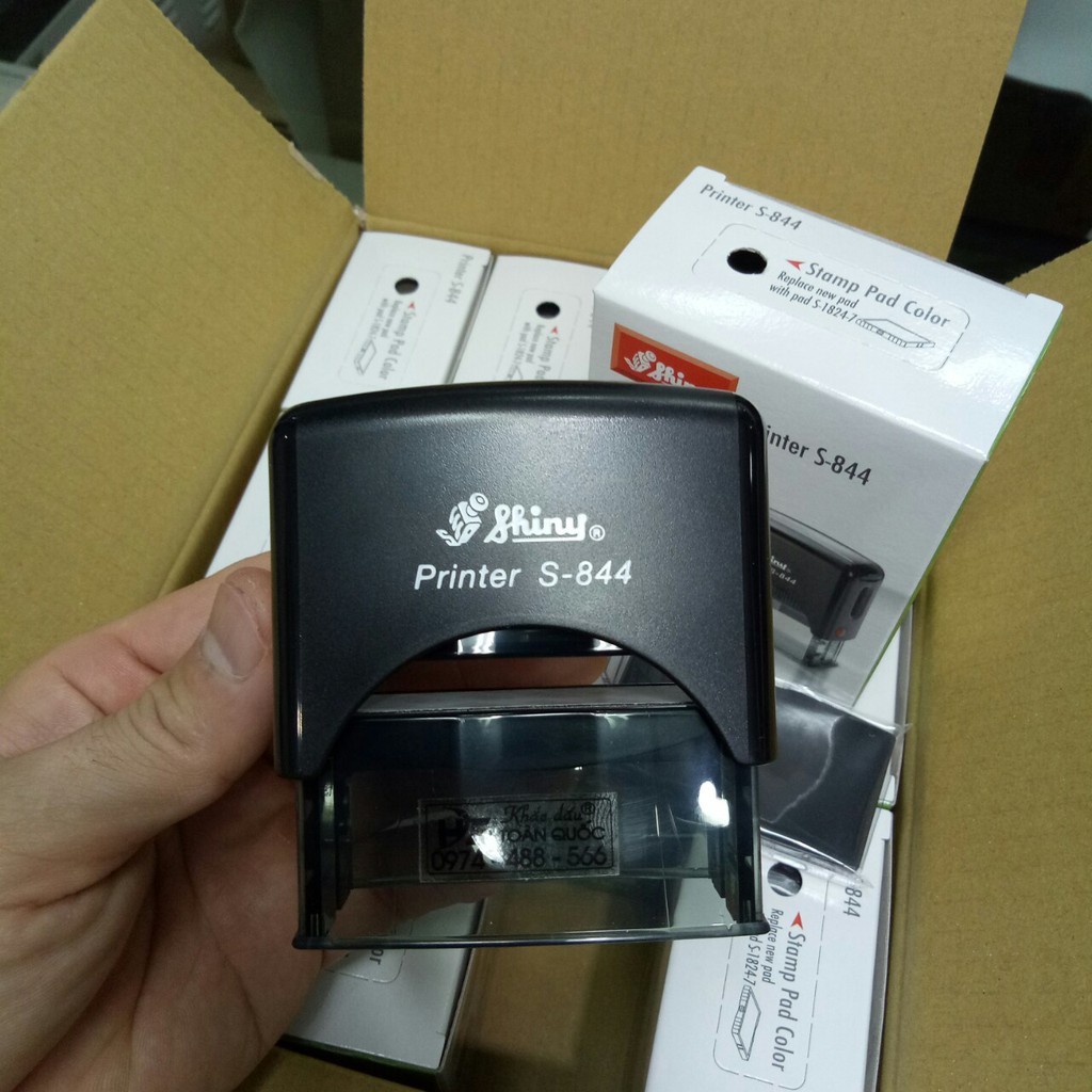 Cán dấu Shiny Printer S-844 (fullbox) | Shopee Việt Nam