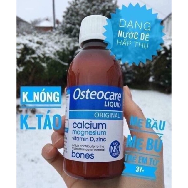 Canxi osteo care dạng nước hàng Anh chai 200ml | Shopee Việt Nam