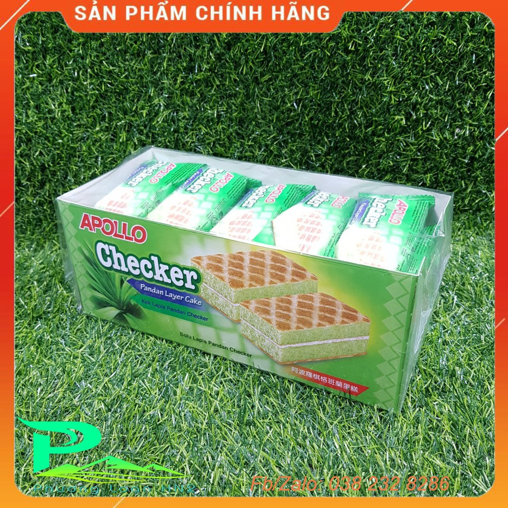 Bánh bông lan giòn Apollo Checker nhập khẩu CHÍNH HÃNG - hộp 360g ...