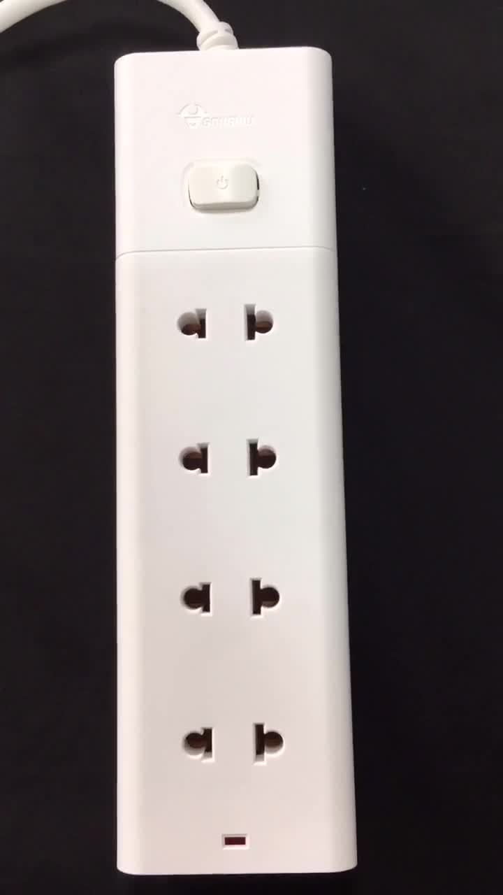 Ổ Cắm Điện Chống Cháy GONGNIU - 4 ổ 1 Công Tắc - 2500W 10A - V1040 - Chính Hãng | Shopee Việt Nam