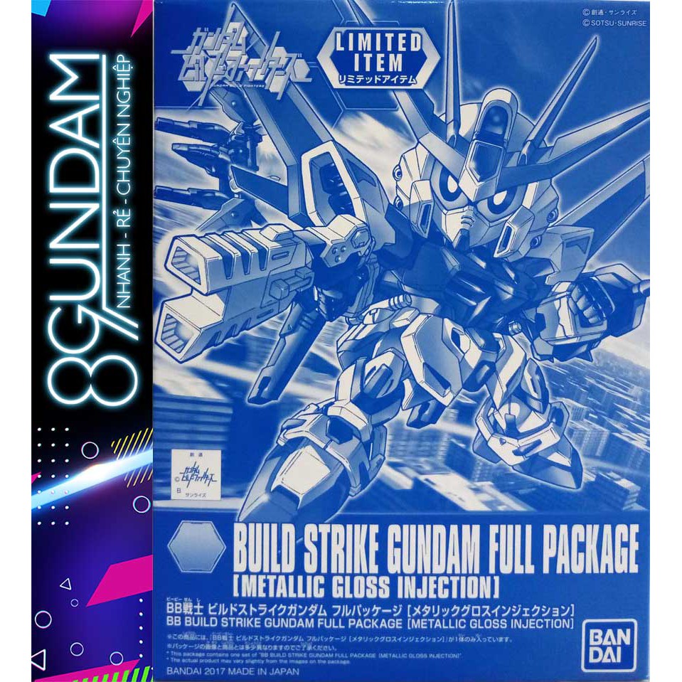 Mô Hình Lắp Ráp SD BB Gundam Build Strike Full Package [Metallic Gloss ...