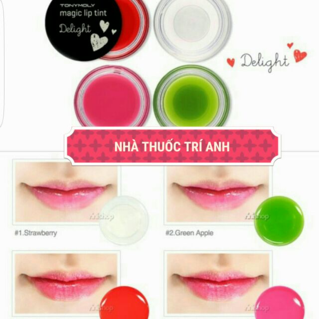 CHÍNH HÃNG -Son dưỡng môi có màu Tonymoly Delight Magic Lip Tint ...