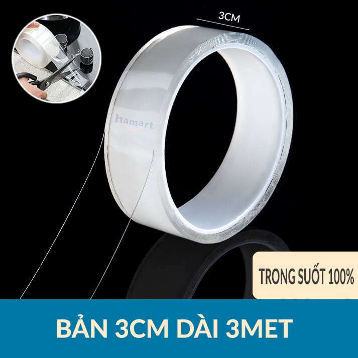 Băng Dán Viền Bếp Trong Suốt Keo Siêu Dính Hamart Dán Cạnh Tường Chống ...