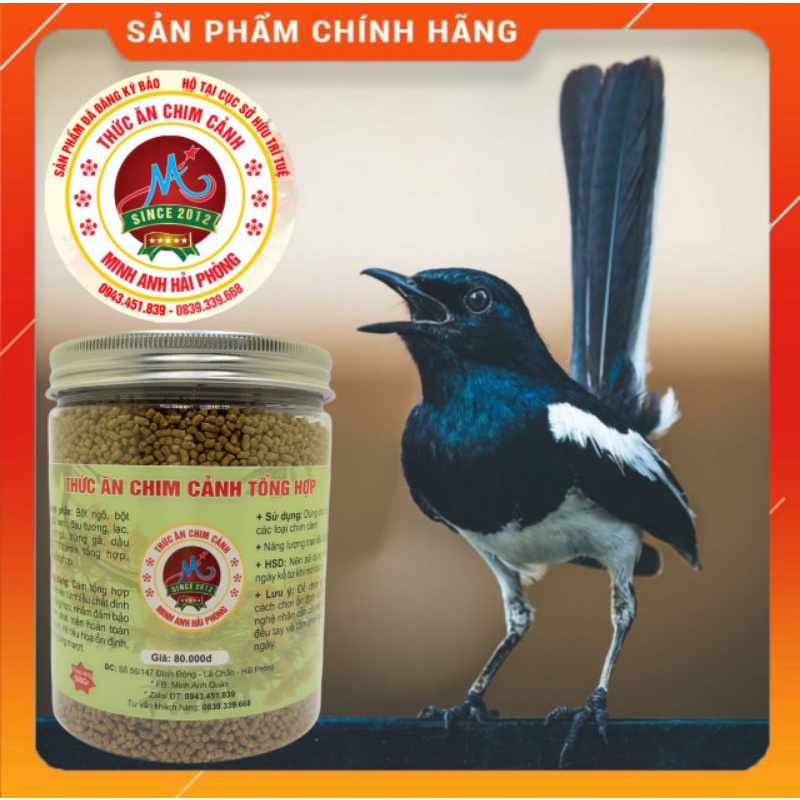 Cám Chim Tổng Hợp Minh Anh Dành Cho Các Dòng Chim Cảnh ( 500gr ...