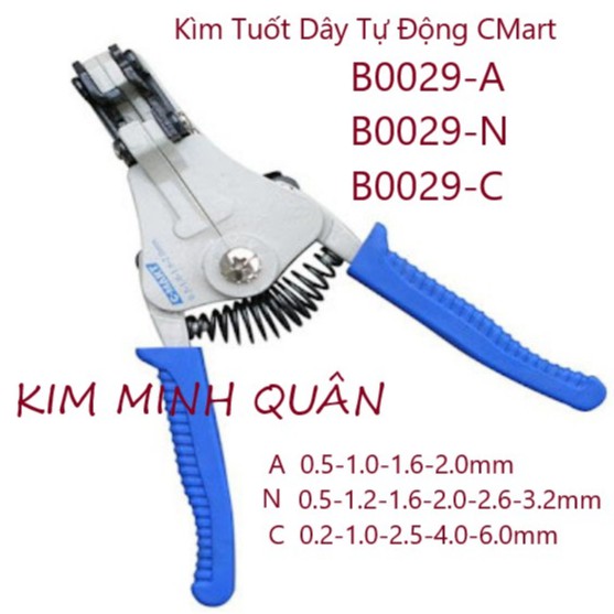 Kìm Tuốt Dây Điện Tự Động 0.5~ 6.0mm B0029 CMart | Shopee Việt Nam