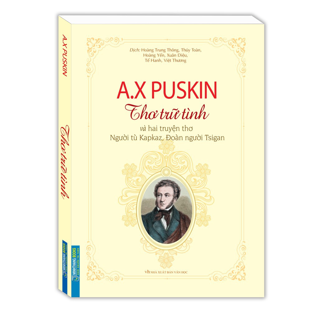 Sách - Thơ trữ tình và hai truyện thơ Kapkaz, Đoàn người Tsigan (bìa ...