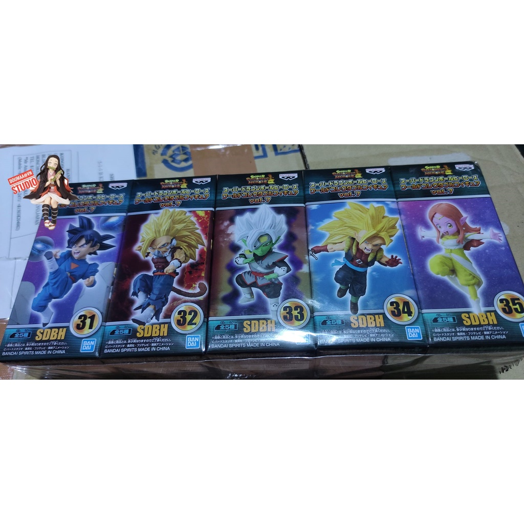Mô hình chính hãng-Dragon Ball Bandai SDBH 31-35 Sealed WCF World Figure | Shopee Việt Nam
