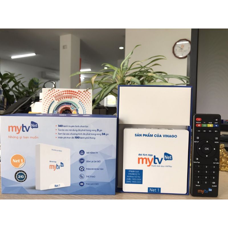 Tivi Box MyTV Net1 RAM 2GB, ROM 16GB Android 7.1.2 (Hàng chính hãng ...