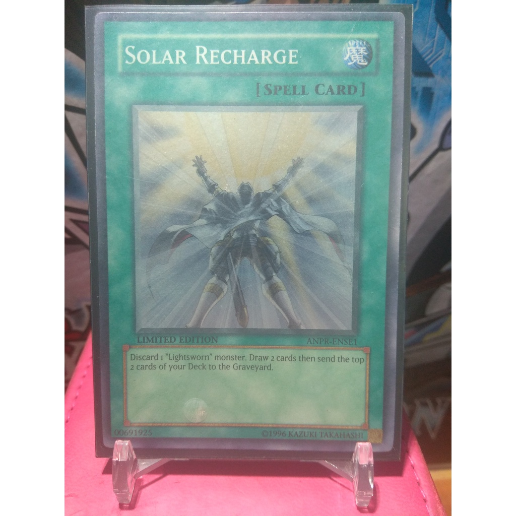 Thẻ bài Yugioh! Solar Recharge - ANPR-ENSE1 - Super Rare | Shopee Việt Nam
