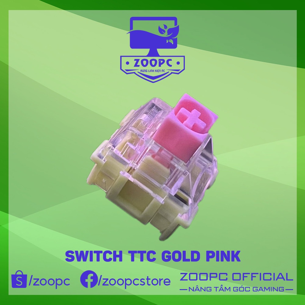 Switch TTC Gold Pink 3 Pin - Switch TTC Rose Gold - Switch Linear 37g ...