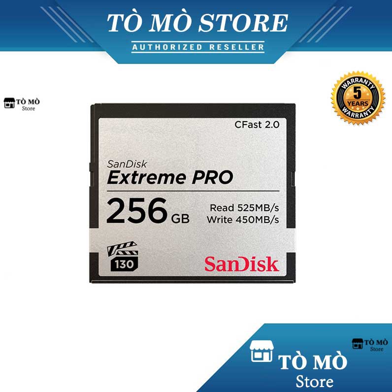 Thẻ nhớ CFast 2.0 SanDisk Extreme PRO 256GB 3500X 525MB/s bảo hành 5 năm | Shopee Việt Nam