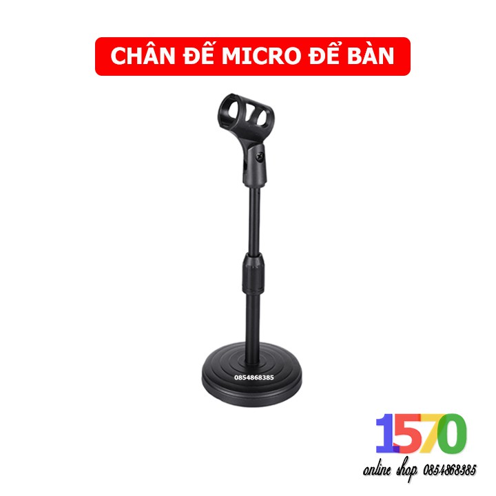 Chân đế micro để bàn, để bục phát biểu - Điều chỉnh cao 35cm thấp 19cm ...