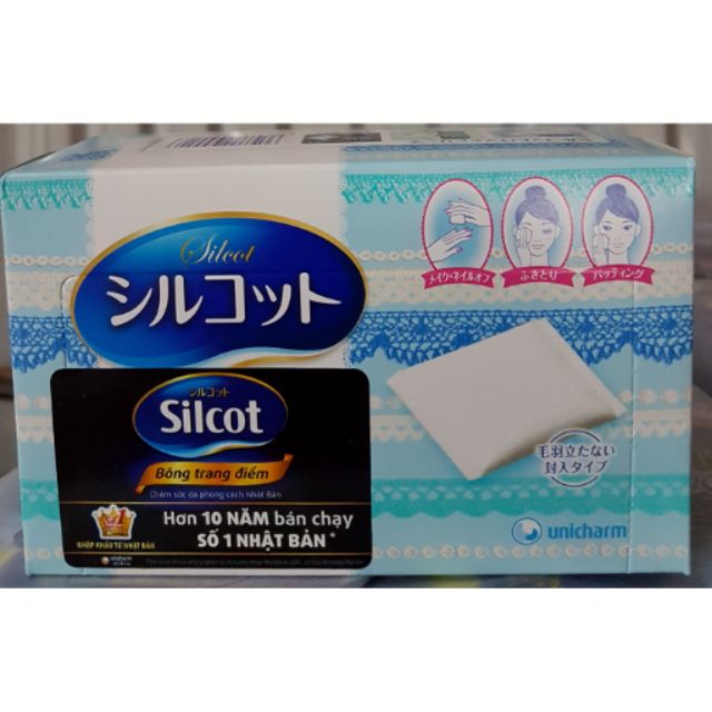 Bông trang điểm Silcot 82 miếng1 hộp một thùng 30 hộp | Shopee Việt Nam