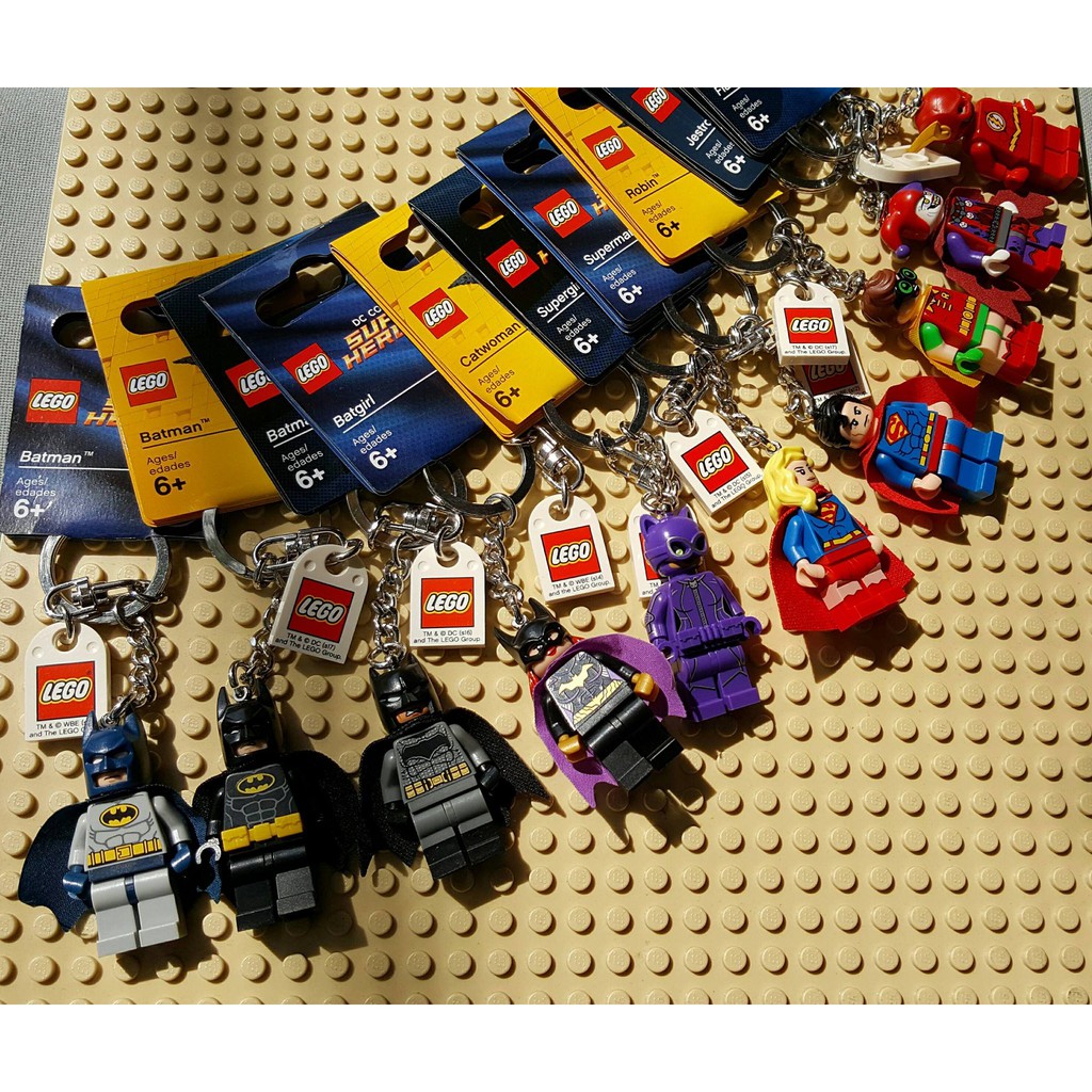 Móc khóa LEGO Key chain Batman - Mavel: Spider ham man, Wonder woman ...