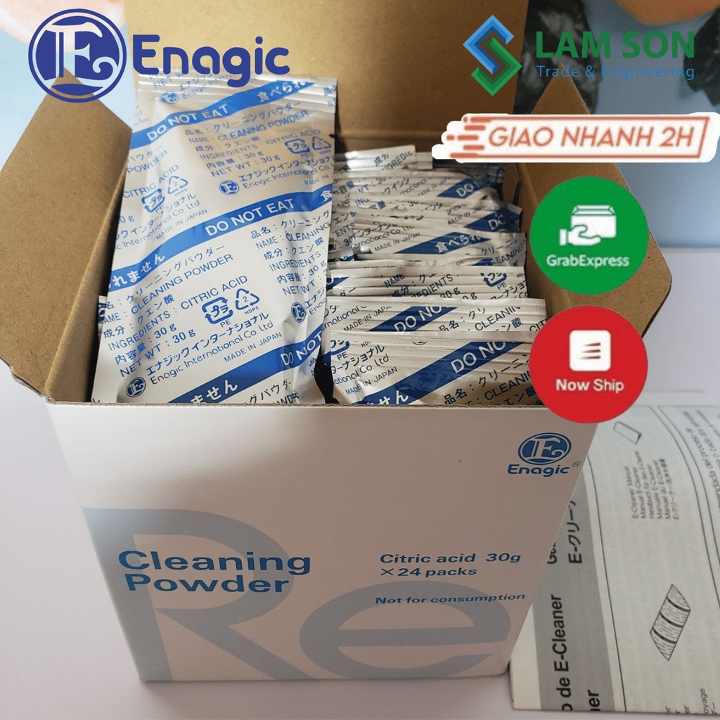 Bột vệ sinh máy lọc nước Kangen Leveluk K8, SD501, Jr...[ Chính hãng Enagic] hộp 24 gói | Shopee ...