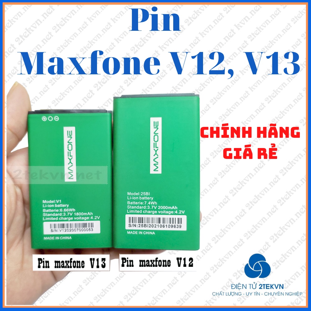 Pin cho điện thoại Maxfone V12, Maxfone V13 chính hãng, giá rẻ | Shopee ...