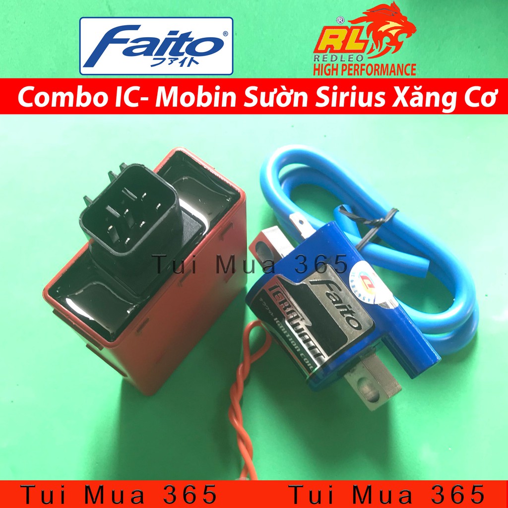 Combo IC Shark và Mobin Sườn Faito độ Sirius, Jupiter Xăng Cơ ...