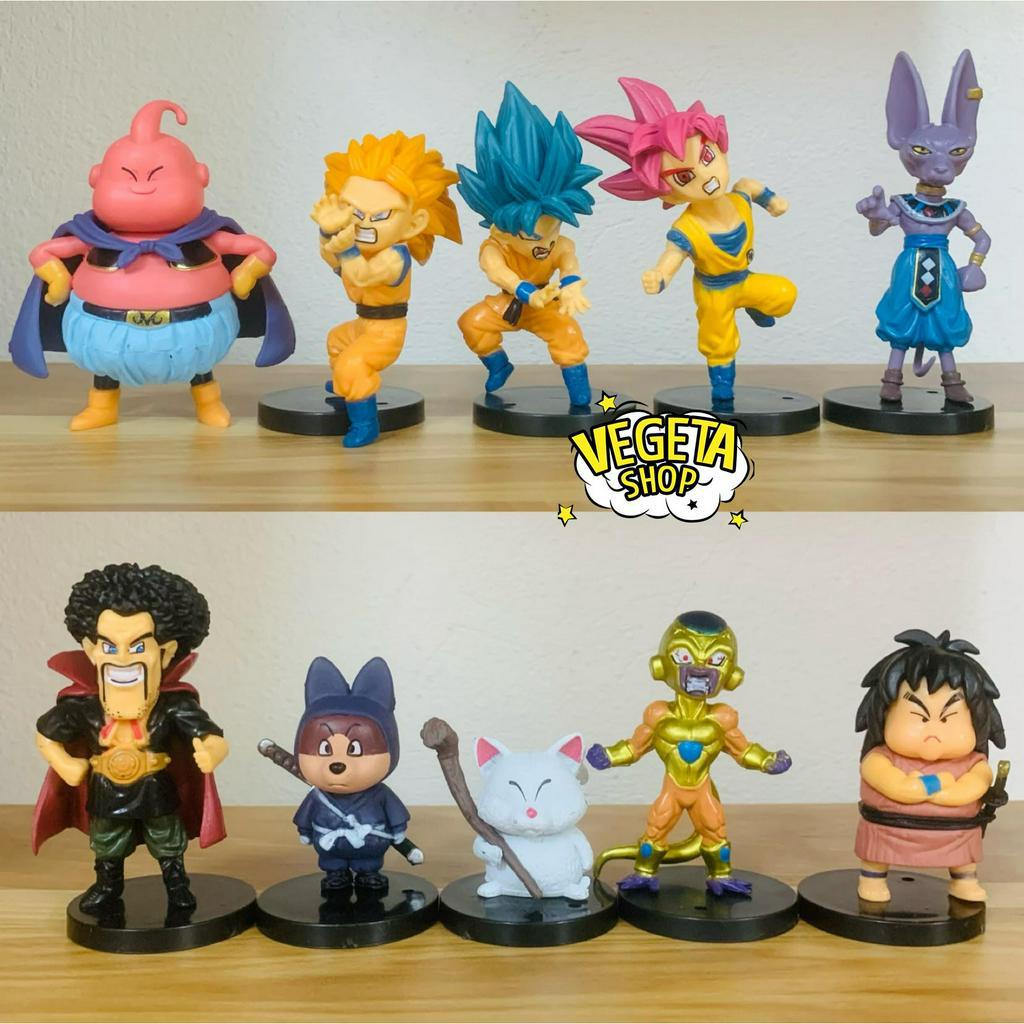 Mô hình Dragon Ball Super WCF - Buu Beerus Whis Frieza Vegeta Goku God ...