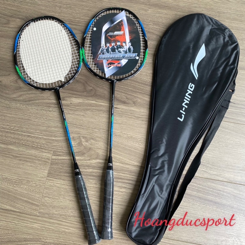 Combo 2 vợt cầu lông Li-ning Cước/ YN cước tặng 2 bao đựng vợt siêu rẻ ...