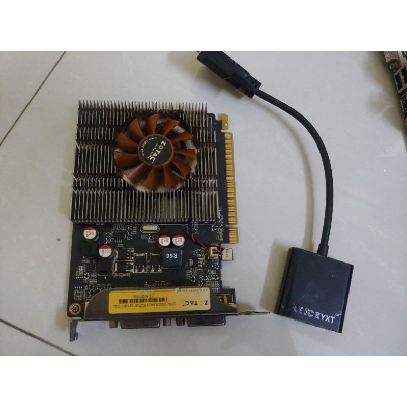 VGA Zotac GT 640 1GD3 kèm đầu chuyển DVI > VGA | Shopee Việt Nam