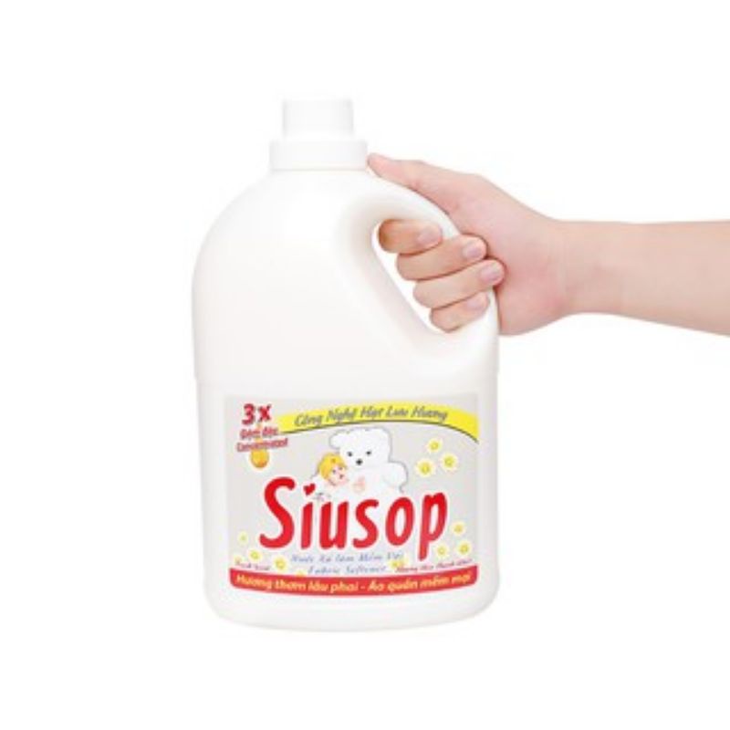 [HÀNG MỚI] Nước xả vải Siusop can to (3,8 kg) hương hoa thanh khiết ...