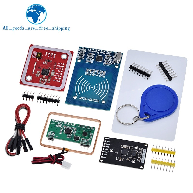 Mô-đun RFID RC522 MFRC-522 PN532 RDM6300 Kits S50 13.56 Mhz 125Khz 6cm ...