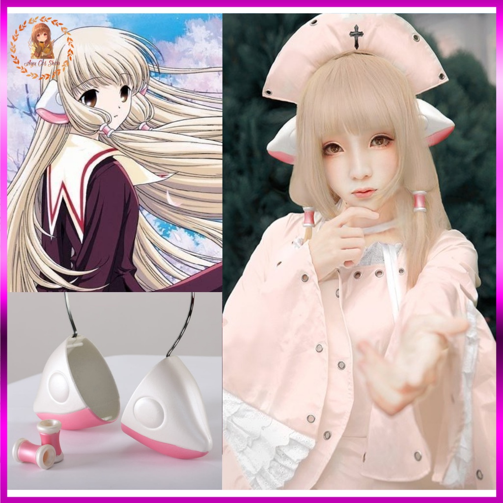 [có sẵn] phụ kiện tóc Chi cài đầu cosplay tai Chii Chobits | Shopee ...