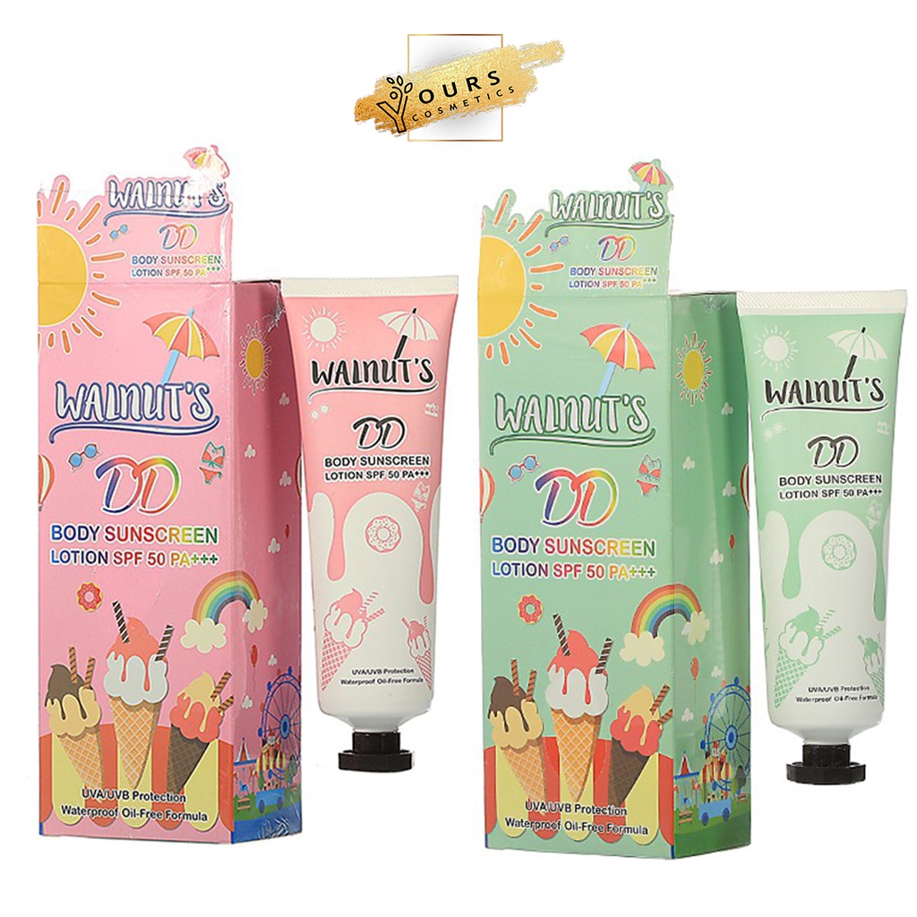 Kem Chống Nắng Toàn Thân Không Trôi Walnut's DD Body Cream SPF 50 ...