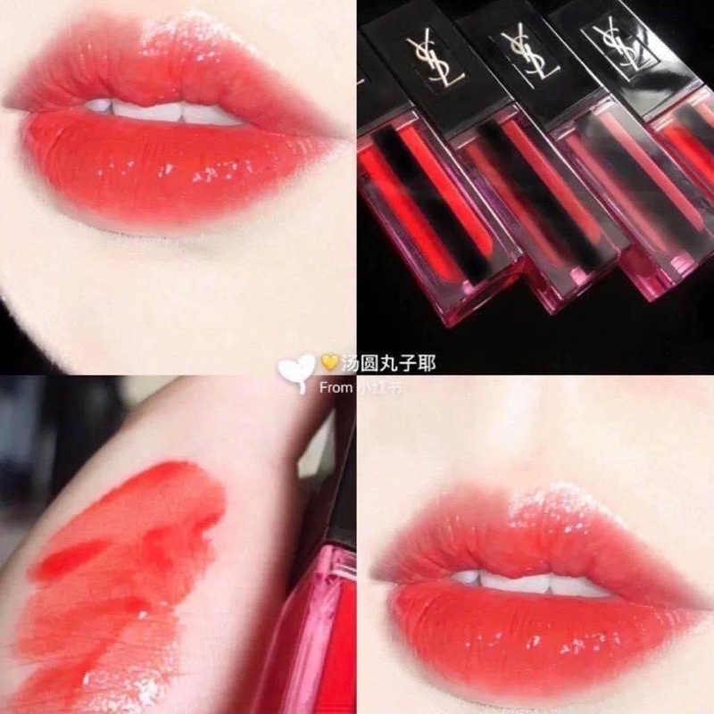 Son YSL Water Stain 618 Wet Vermilion | Shopee Việt Nam