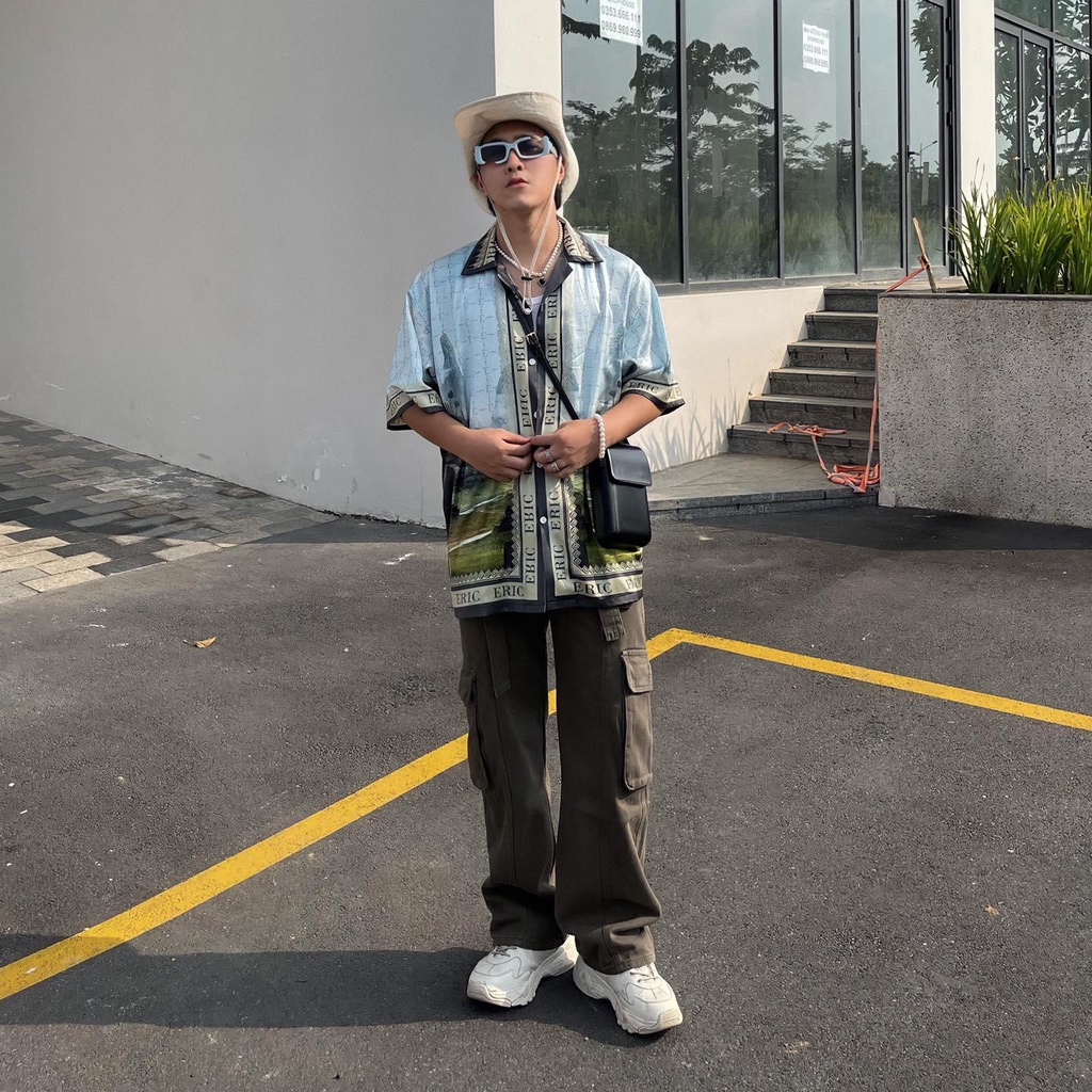 [ERIC] Mountain Curban Shirt - Sơ Mi Lụa ERIC form rộng Oversize ...