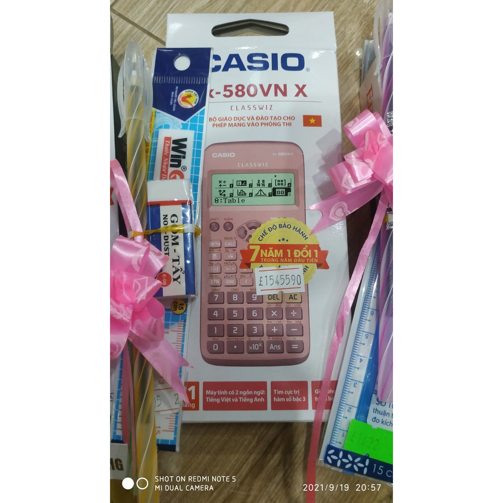 Máy Tính Casio FX 580VNX Chính Hãng Nhập Khẩu Thái Lan | Shopee Việt Nam