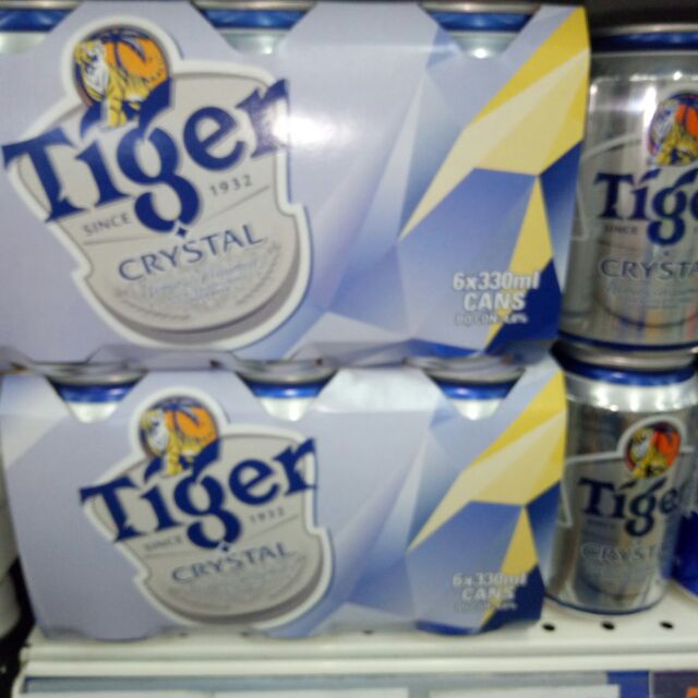 Combo 12 lon bia tiger crystal 330ml cùng loại. Giá 160.000đ | Shopee ...