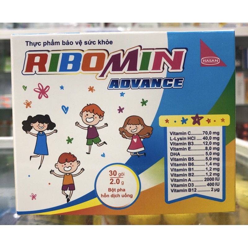 RIBOMIN ADVANCE - 2gram x 30 gói (bột pha hỗn dịch uống) | Shopee Việt Nam