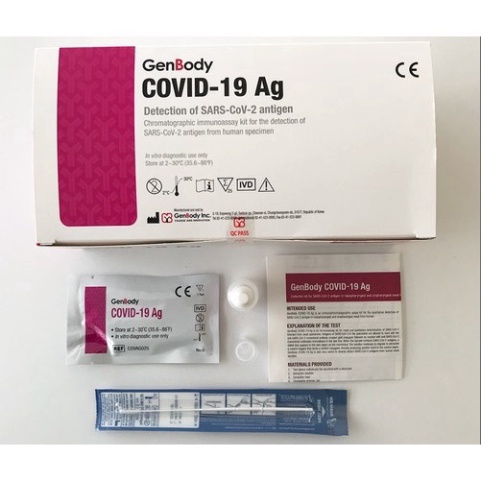 Que test nhanh Covid-19 Genbody | Shopee Việt Nam