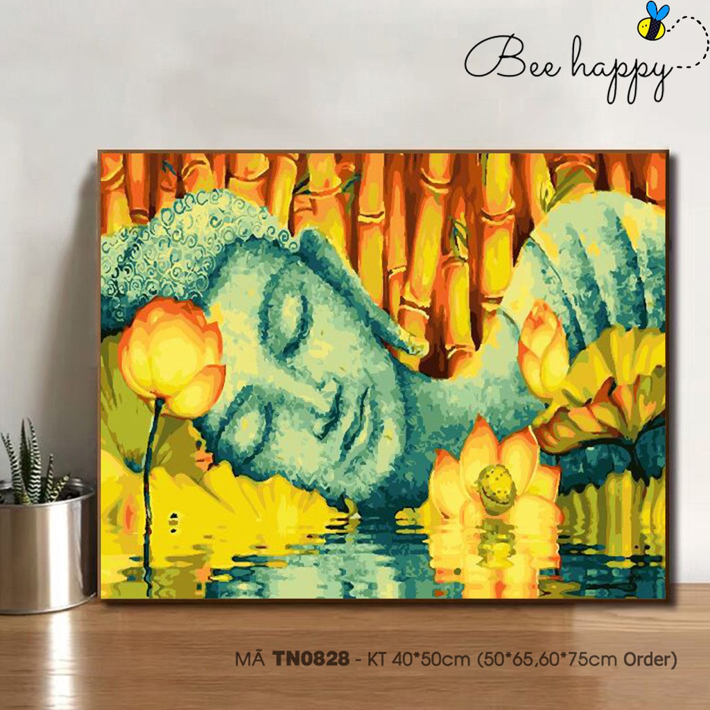 Tranh tô màu theo số sơn dầu số hóa TN0828 Sondausohoavn Tranh Đức Phật ...