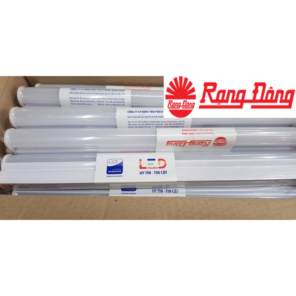 [CHÍNH HÃNG] Bộ Đèn LED Tuýp T5 Liền Máng 8W Rạng Đông, Dài 0,6m- Bảo Hành 2 Năm - Model: BD ...