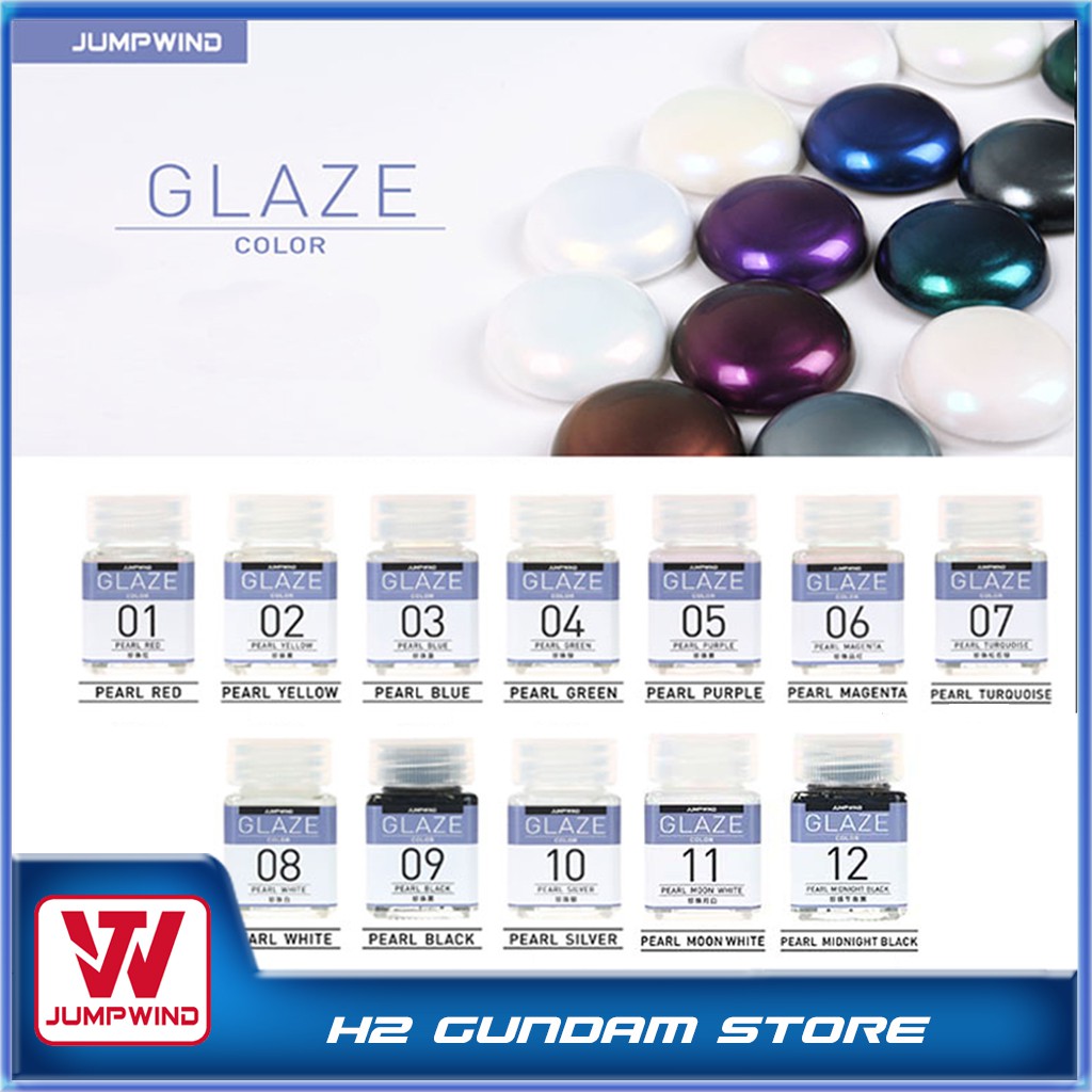 [Jumpwind] Sơn mô hình Glaze Color GC01-GC12 (Màu Pearl) | Shopee Việt Nam