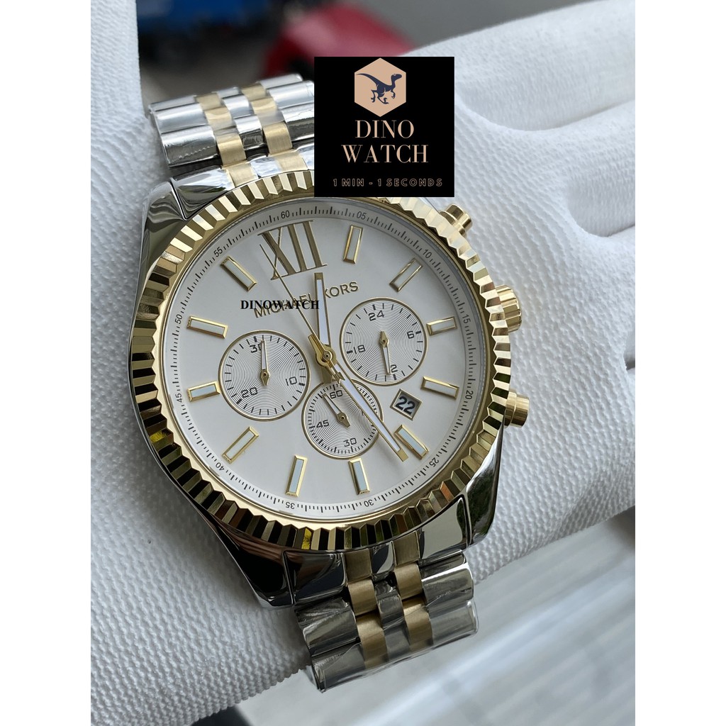 Đồng Hồ Nam Michael Kors MK8344 Lexington Màu Demi Size 44mm | Shopee ...
