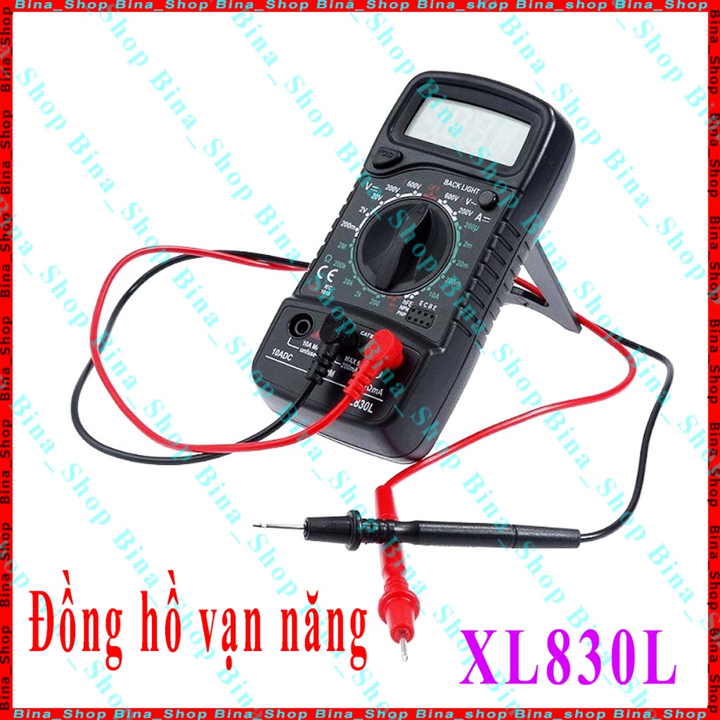 Đồng hồ vạn năng XL830L pin 9V mua riêng | Shopee Việt Nam