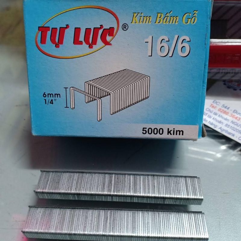 đinh ghim bấm gỗ 16/6, 16/8 hiệu tự lực hộp 5000 ghim | Shopee Việt Nam