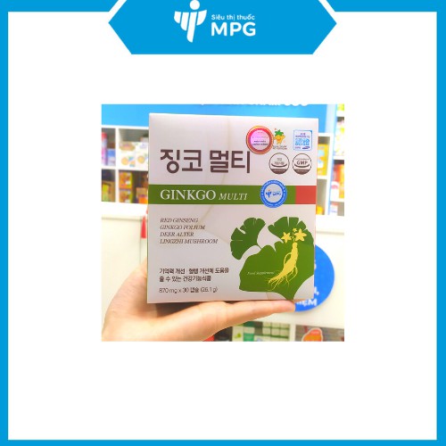 GINKGO MULTI - Hỗ trợ cải thiện tuần hoàn máu não, giảm đau đầu, giảm ...