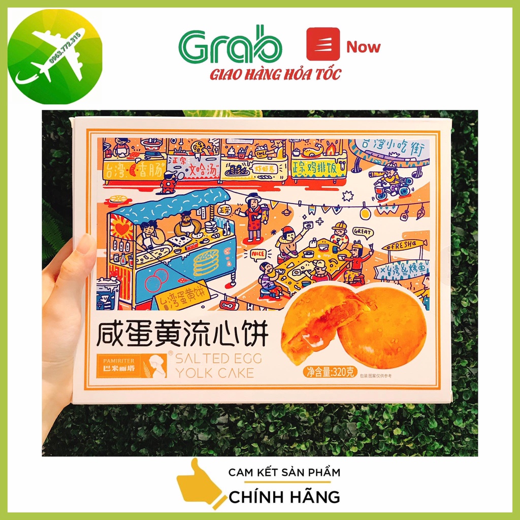 Bánh trung thu trứng chảy ngàn lớp Đài Loan 320g | Shopee Việt Nam