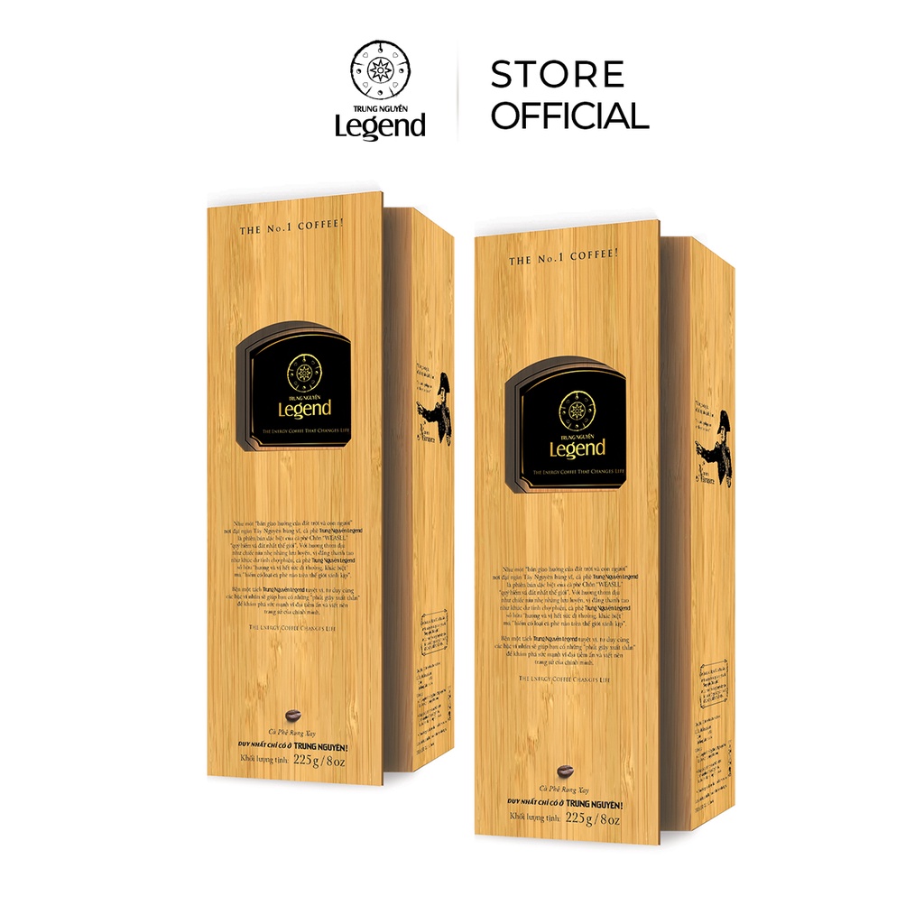 COMBO 2 Hộp Cà Phê Chồn 225g - Trung Nguyên Legend | Shopee Việt Nam