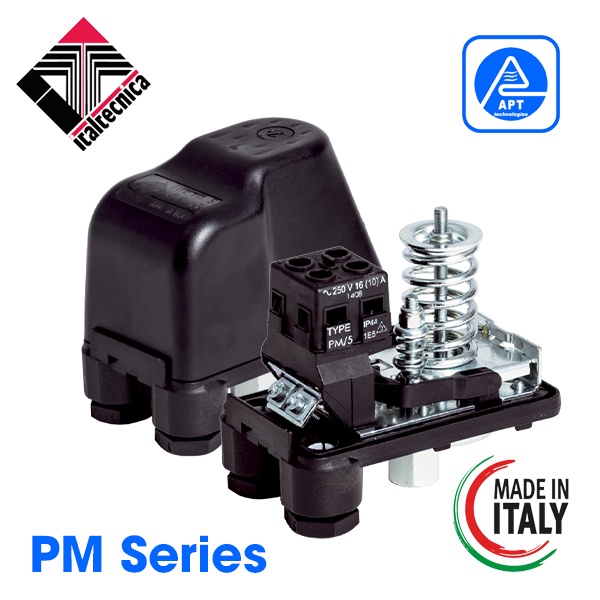 [PRESSURE SWITCHES] Rơ le áp lực Italtecnica 12kg/cm2- cho máy bơm tăng ...