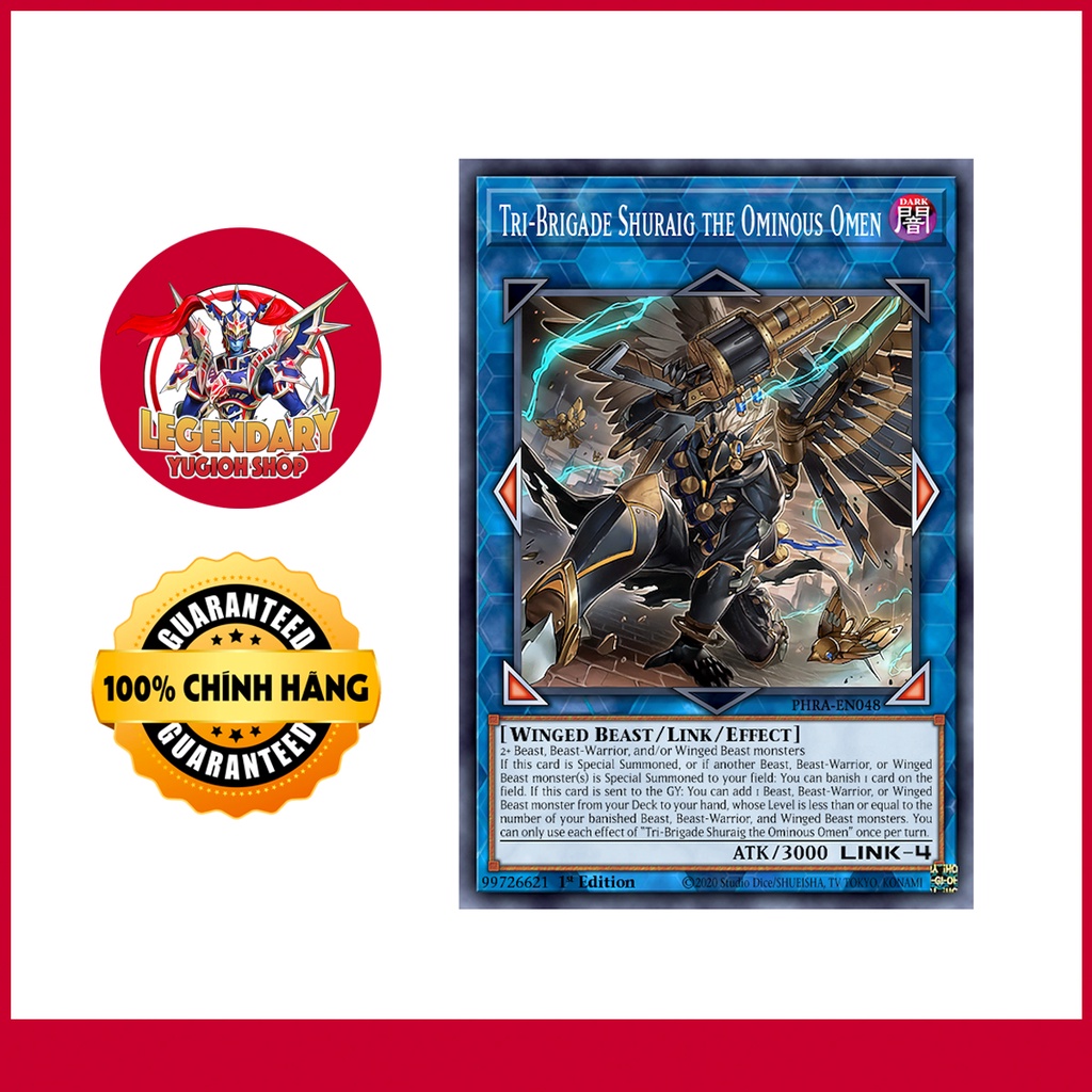 [EN][Thẻ Bài Yugioh Chính Hãng] Tri-Brigade Shuraig The Ominous Omen ...