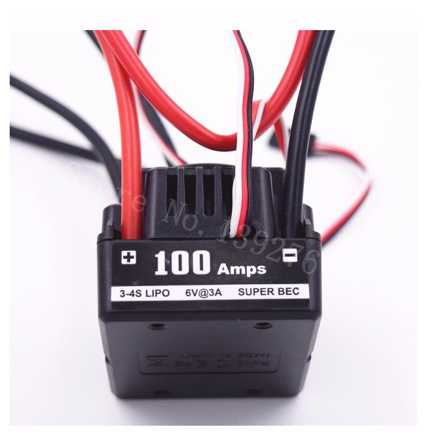 điều tốc ESC HobbyWing 100A Brushless chạy 4s tốc độ > 100km/h | Shopee ...