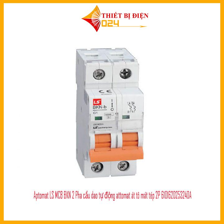 Aptomat LS MCB BKN 2 Pha,Cầu dao tự động attomat át tô mát tép 2P 10A16A20A25A32A40A | Shopee ...