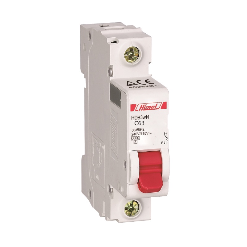 Atomat dạng tép, 1 cực, dòng định mức 63A, dòng cắt ngắn mạch 6ka, MCB ...